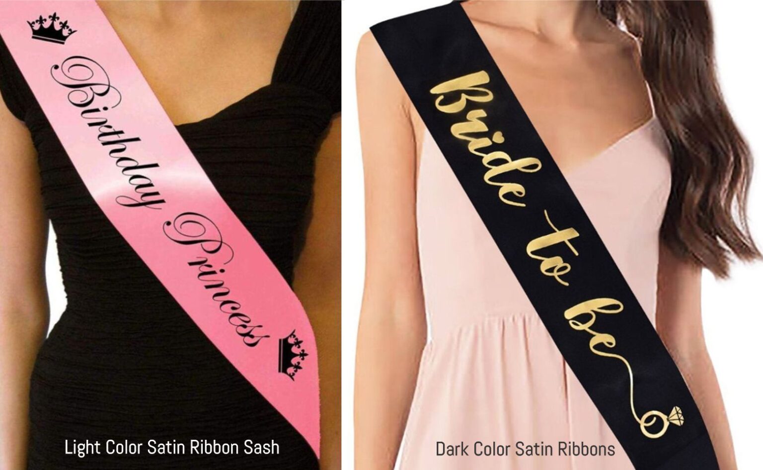 Satin Ribbon vs Knitted Fabric Custom Farewell Sashes in Delhi